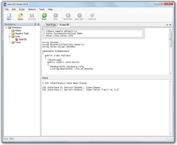 I2C Framework – telos