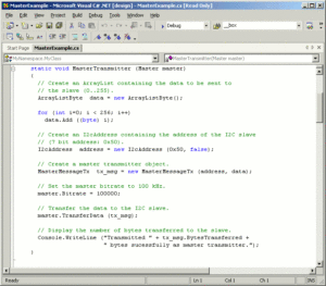I2C .NET API - telos · founded '88 | ISO 9001 since '97