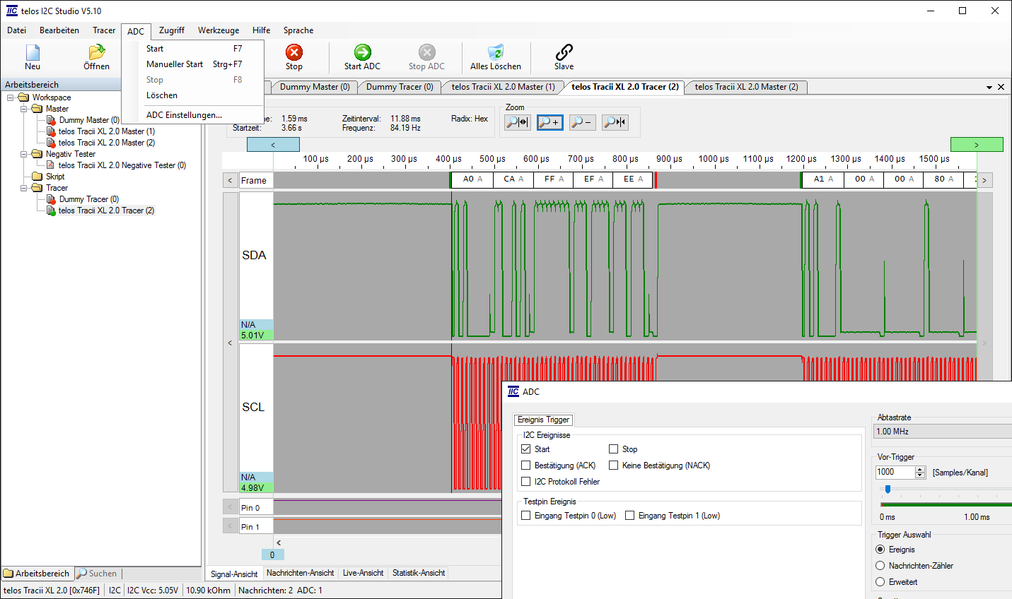 I2C Studio | telos · '88 gegründet | ISO 9001 seit '97